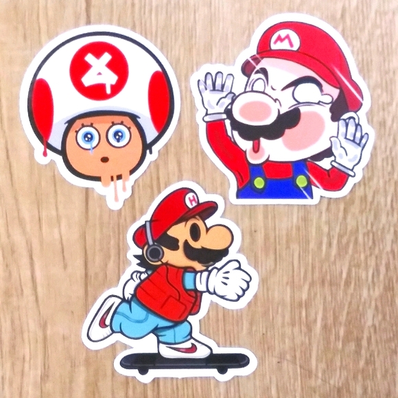 Office | 412 Super Mario Brothers Stickers | Poshmark